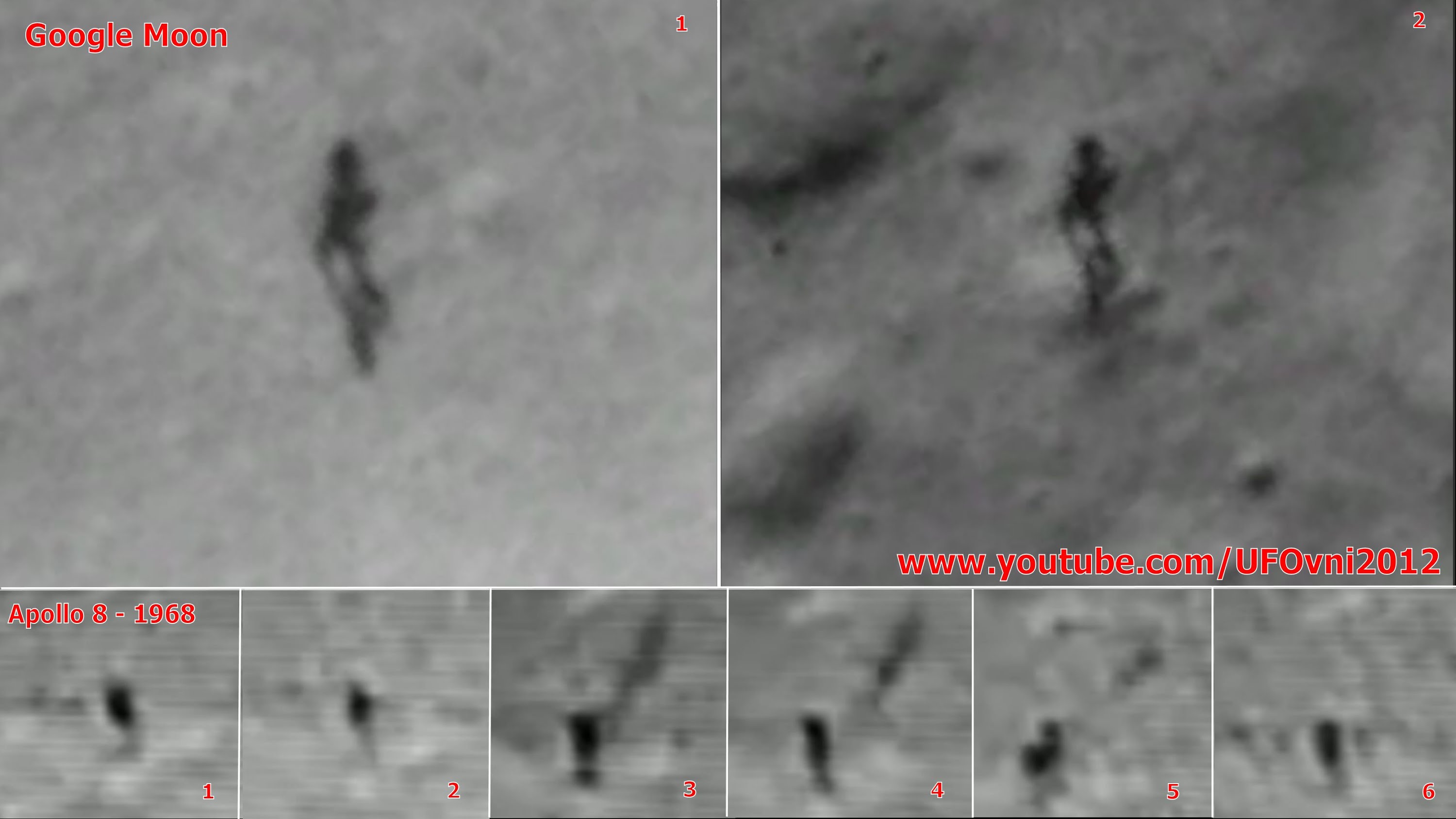 VIDEO/ Imagini cu extratereştri: Siluete stranii, surprinse pe Lună cu ...