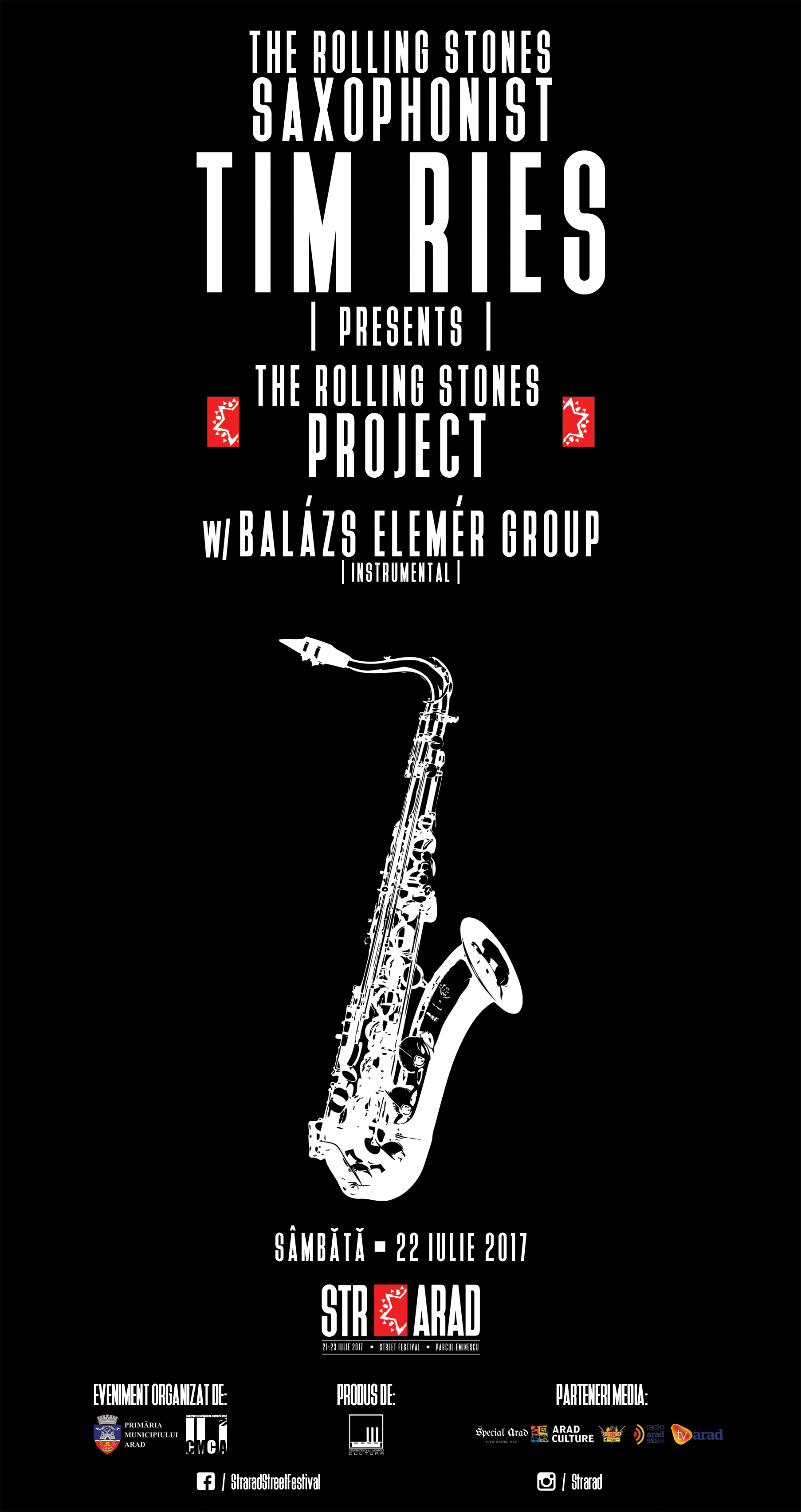 Tim Ries de la The Rolling Stones va concerta la Arad! - NewsAr.ro